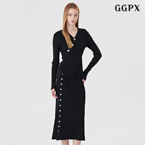 GGPX 금장 니트 스커트 셋업 GODOW001D : 에누리 가격비교