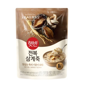 CJ제일제당 햇반 전복삼계죽 420g [15개] - 에누리 가격비교