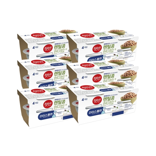 CJ제일제당 햇반 렌틸콩현미밥 190g [24개] - 에누리 가격비교