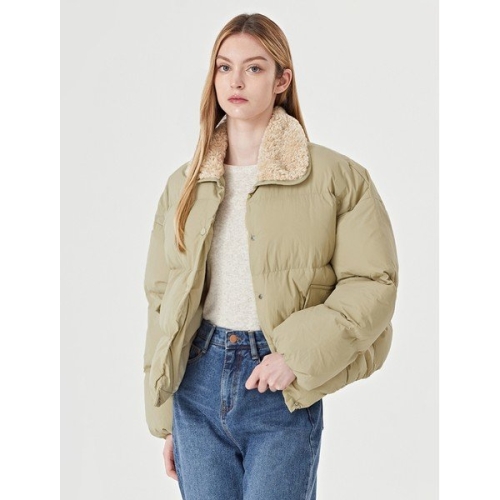 GGPX 양털 카라 밴딩 패딩 점퍼 GODJJ044D - 에누리 가격비교