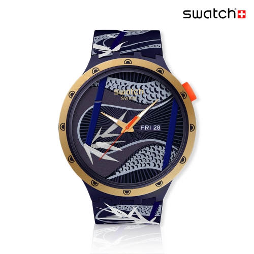 스와치 님상 뱀의 해 BLUE AND GOLDEN LITHE DANCER_SB05Z700 - 에누리 가격비교