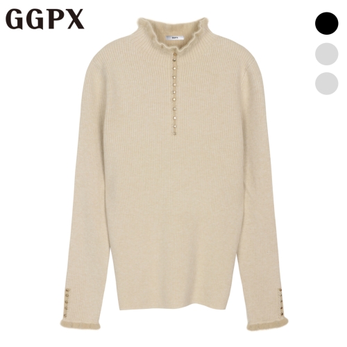 GGPX 융기모 물결 폴라 니트 GOCKP022F - 에누리 가격비교
