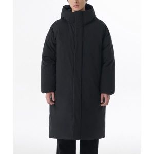 무신사 스탠다드 MUSINSA STANDARD 미니멀 후디드 롱 다운 파카 블랙 MMDDJ707-BK 506560 - 에누리 가격비교