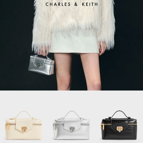 찰스앤키스 가방 Arwen Croc-Effect 탑 핸들 바니티백 CK2-50782376-A CHKE117-4 - 에누리 가격비교