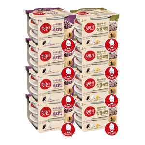 CJ제일제당 햇반 흑미밥 210g 12개 + 매일찰잡곡밥 210g 12개 - 에누리 가격비교