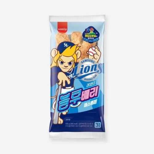 SPC삼립 KBO 크보빵 삼성 라이온즈 블루베리 패스츄리 100g [1개] - 에누리 가격비교
