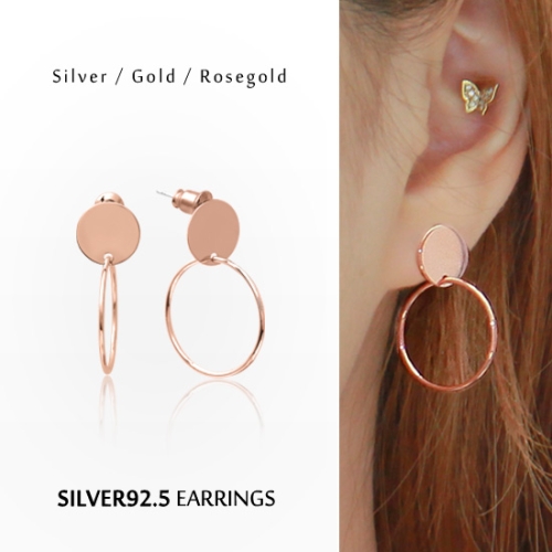 미니아트 서클 링 귀걸이_TW107 TW108 TW109 - 에누리 가격비교