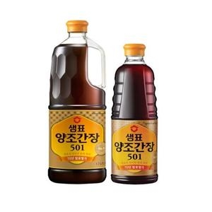 샘표 양조간장 701 1.7L + 양조간장 501 500ml [3개] - 에누리 가격비교