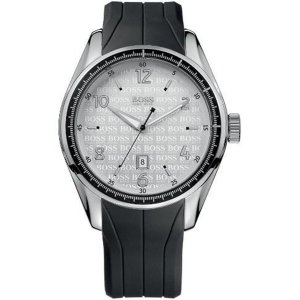 보스 252202 HUGO BOSS 1512419 Mens Quartz Stainless Steel Case Silicone S ...