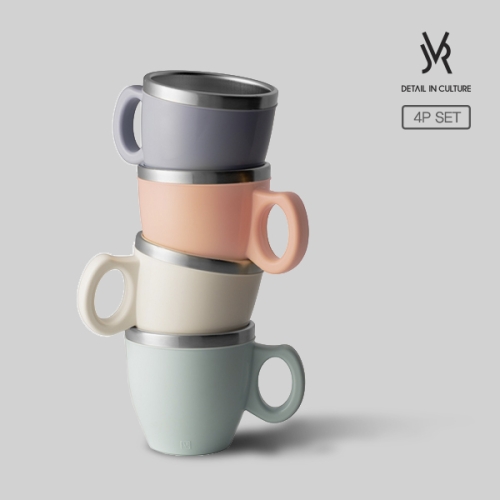 JVR 스텐 유로 머그 280ml [4개] - 에누리 가격비교