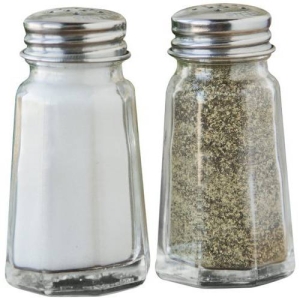 Fox Run Salt and Pepper Shaker Set, Glass/12817596 - 에누리 가격비교