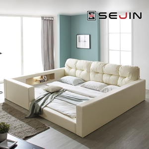 세진침대 제리 범퍼 LED 패밀리침대 SS+Q[40T라텍스7존독립] - 에누리 가격비교