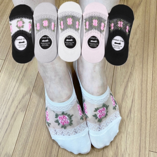 로즈모노덧신 레이스덧신 페이크삭스 시스루 여성 : 에누리 가격비교