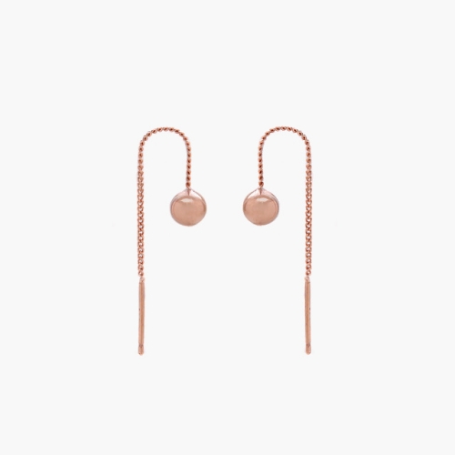 제이로렌 0M01990 베이직 볼 로즈골드 롱 실버귀걸이 - 에누리 가격비교