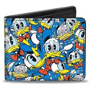Buckle-Down Men’s Donald Duck 5-Poses Stacked Collage, 다양한색, 스탠다드 사이 ...
