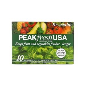 아이허브 PEAKfresh USA 신선식품 보관백 10개입 [1개] - 에누리 가격비교
