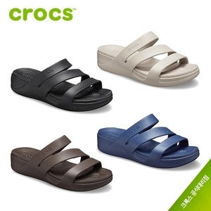 크록스 여성 몬터레이 스트래피 웨지 여성 샌들_206304 - 에누리 가격비교