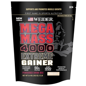 Weider Megamass 4000 Weight Gainer Extreme Vanilla - 에누리 가격비교