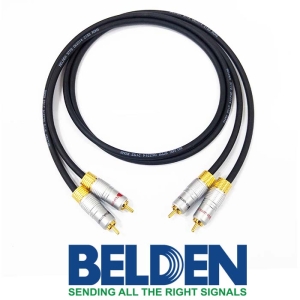 벨덴 9778 2선 RCA 나카미치 인터케이블[8m] - 에누리 가격비교