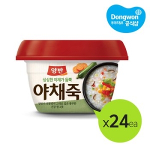 동원F&B 양반 야채죽 287.5g [24개] - 에누리 가격비교