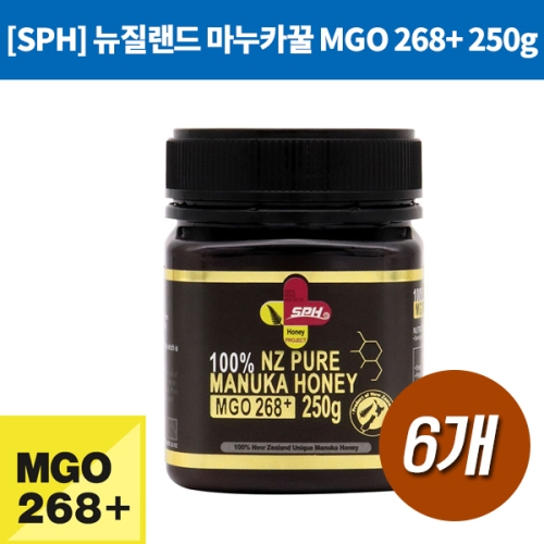 SPH 뉴질랜드 마누카꿀 MGO 268 250g x6 - 에누리 가격비교