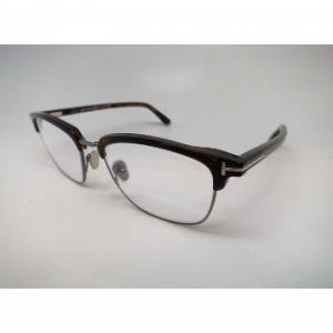 Tom Ford TF 5683 B V 052 Shiny Dark Havana Blue Block Lenses Eyegl ...