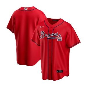 나이키 N38 MLB 유니폼 져지 애틀랜타 브레이브스 Red Alternate 2020 레플.리카 Team Jersey PR ...
