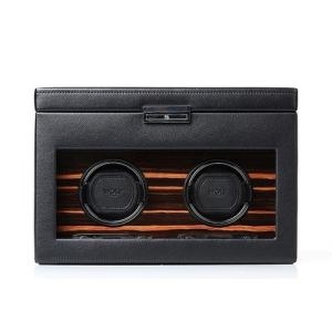 WOLF 457256 Roadster Double Watch Winder with Cover and Storag 397527 ...