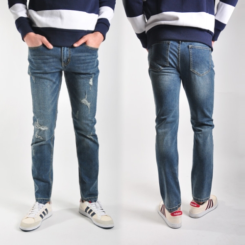 올진 미들워싱 스크래치 스판 남자청바지 BL7005 - 에누리 가격비교