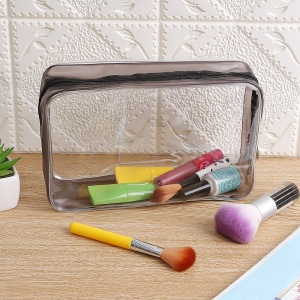 1300K 굿즈트리 블랙라인 사각 투명 파우치 23x15cm - 에누리 가격비교