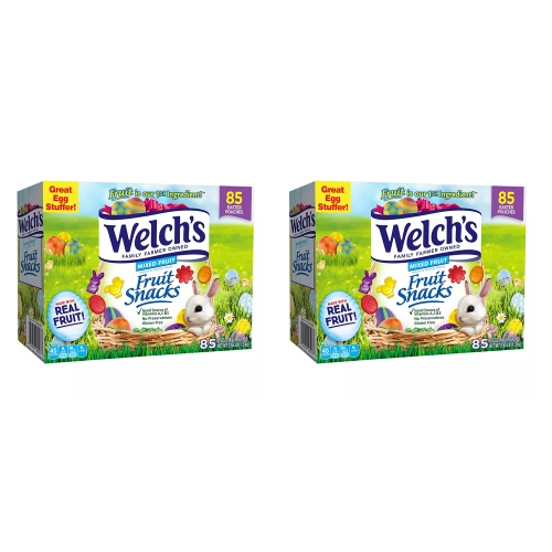 Welchs Easter Fruit Snacks 웰치스 프루트 과일 젤리 스낵 85봉 1.2kg 2팩 - 에누리 가격비교