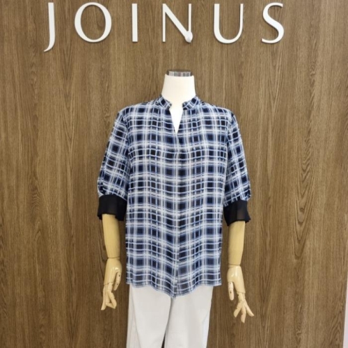 조이너스 NC13 체크차이나카라블라우스 JABU5WRB420 - 에누리 가격비교