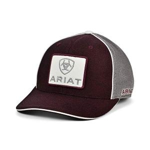 남자 모자 ARIAT Shield Patch Cap Burgundy PROD1580006293 - 에누리 가격비교