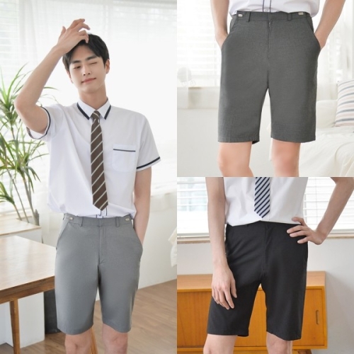 교복몰 허리조절 스판 남자 교복 반바지/4color/SS~4XL - 에누리 가격비교